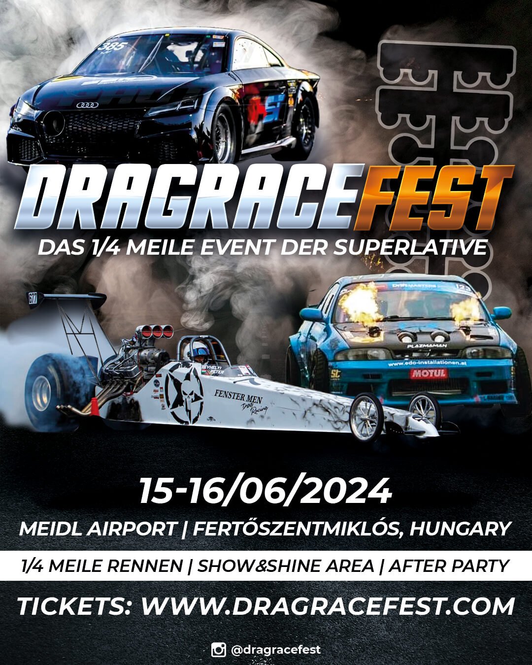 DRAGRACEFEST 2026 | Das 1/4 Meile & Tuning Weekend der Superlative